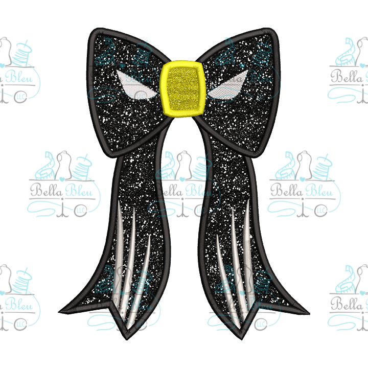 Hero Wolf Side Design Applique 3 sizes – Bella Bleu Embroidery