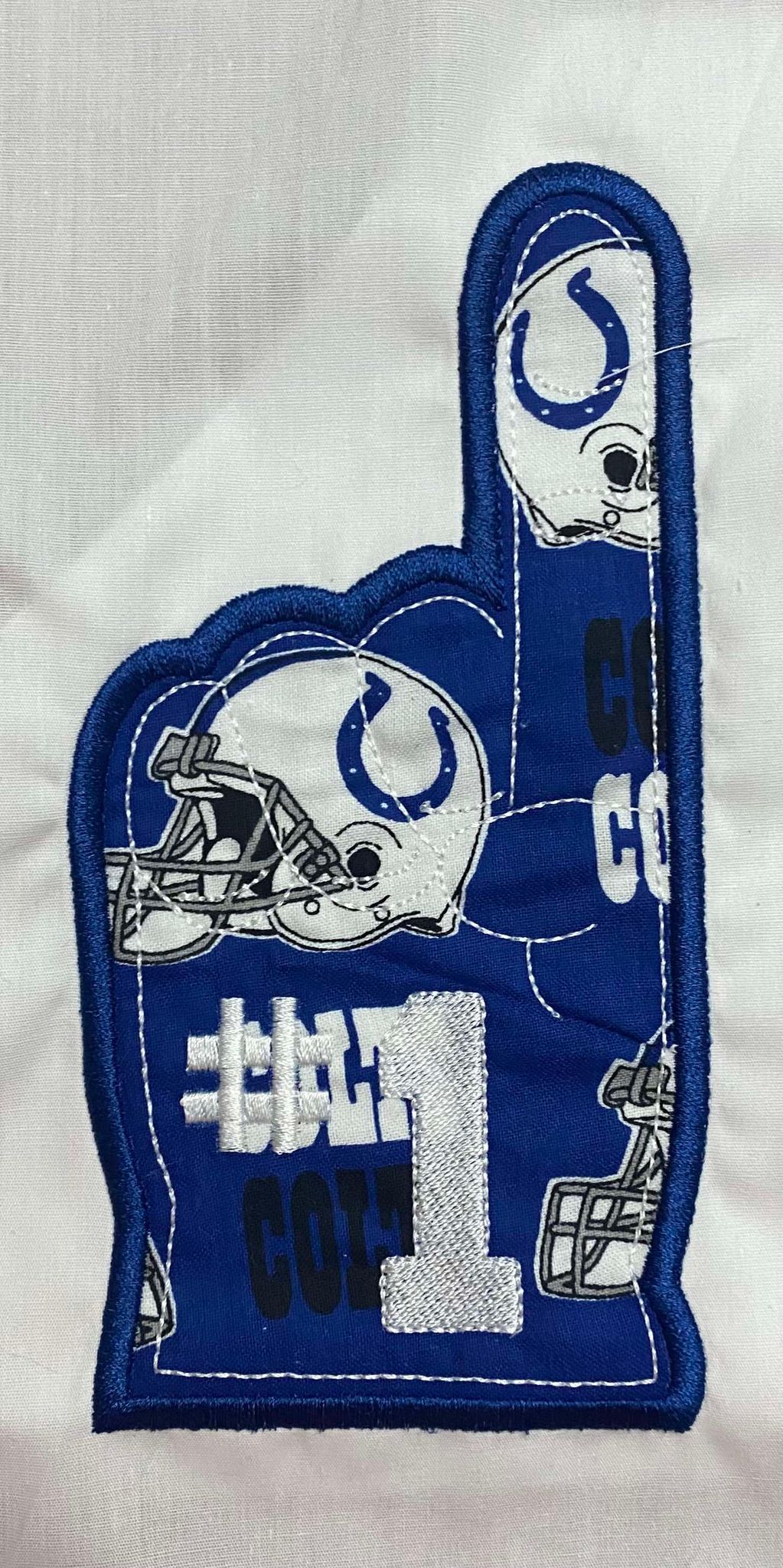 Foam Finger Applique – Bella Bleu Embroidery