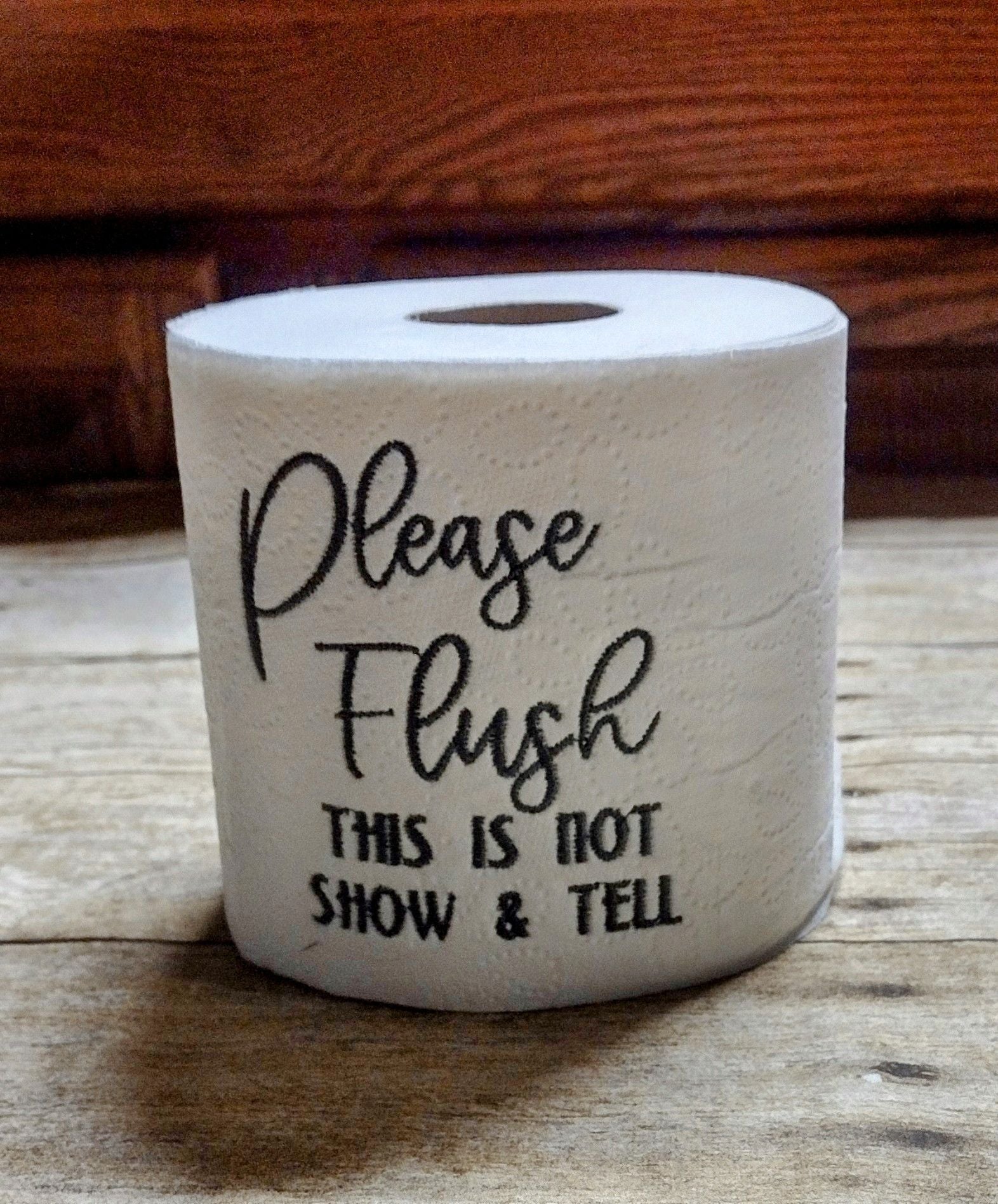 Please Flush Toilet Paper Design – Bella Bleu Embroidery