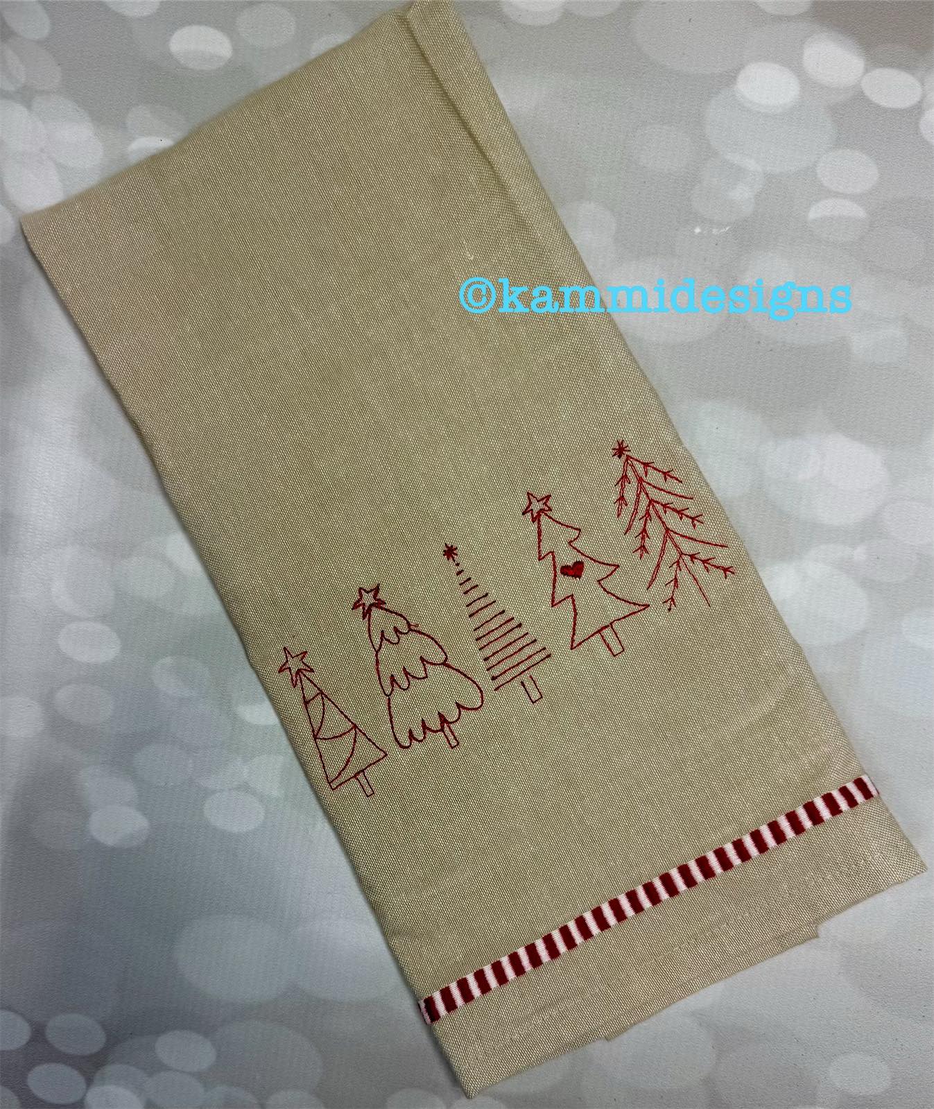 Christmas Tree Outline – Bella Bleu Embroidery