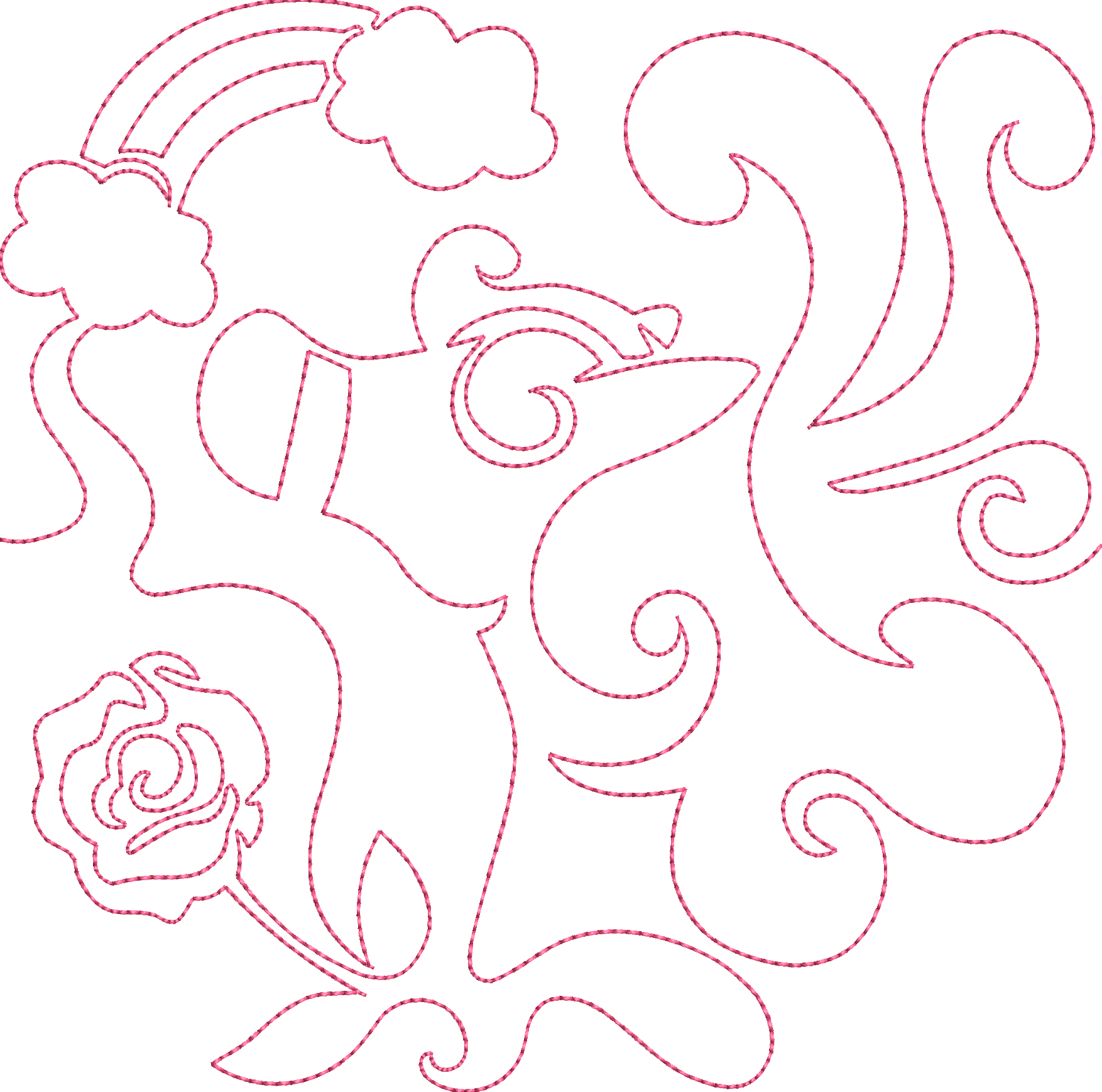 Princess Quilt Stipple 8 – Bella Bleu Embroidery