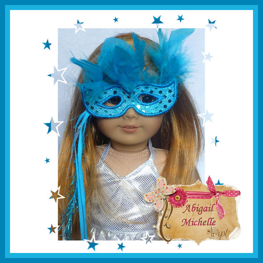 Masquerade Mask, In The Hoop - 3 Sizes Child and Doll – Bella Bleu ...