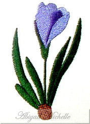 Crocus Flower| Bella Bleu Embroidery