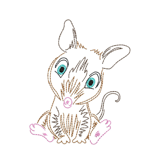 Australian Animal 8 Rodent – Bella Bleu Embroidery