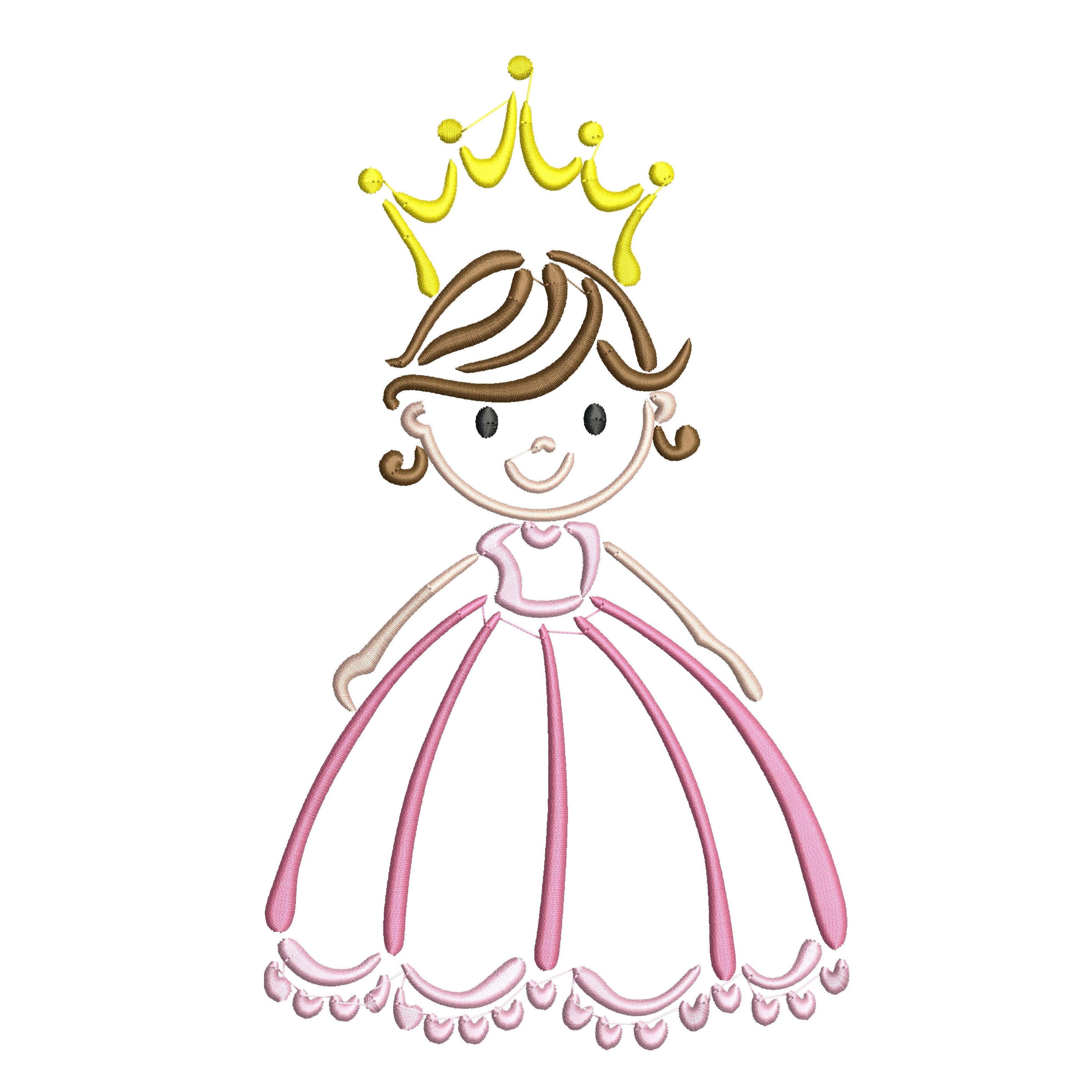 KRD Outline Princess – Bella Bleu Embroidery
