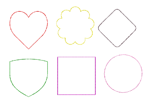 2 inch shapes for felties – Bella Bleu Embroidery