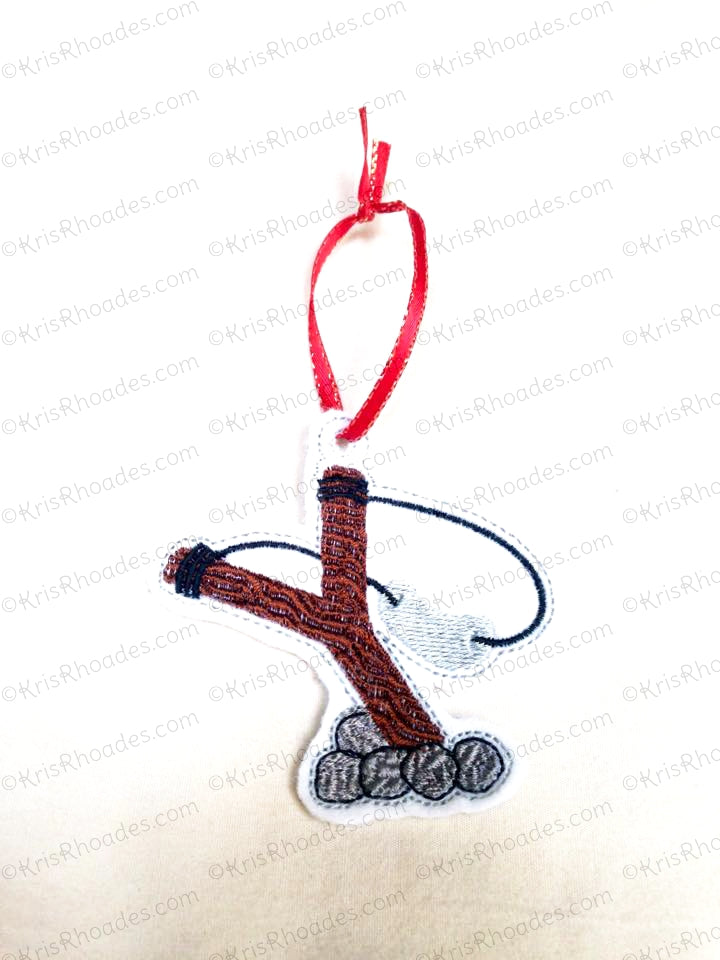 KRD - MY JESUS TREE SLINGSHOT ORNAMENT – Bella Bleu Embroidery