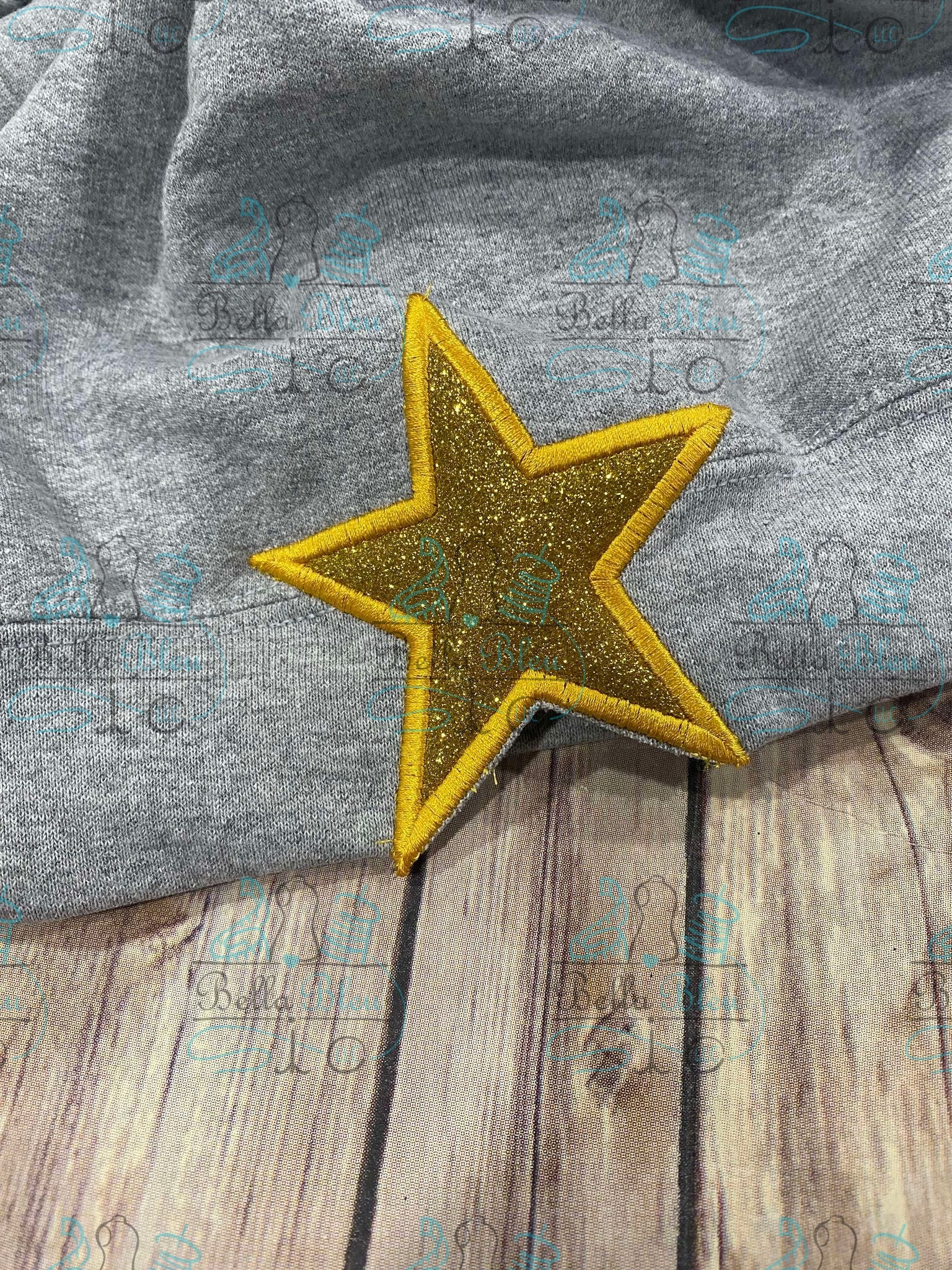 Star Side Design Applique 3 sizes – Bella Bleu Embroidery