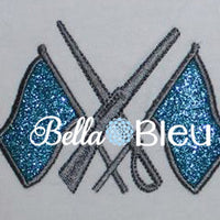 Color Guard Marching Band Machine Applique Embroidery Design | Bella ...