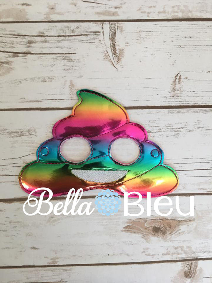 Emoji Poop Poo In the Hoop ITH Mask Machine Embroidery Applique Design ...