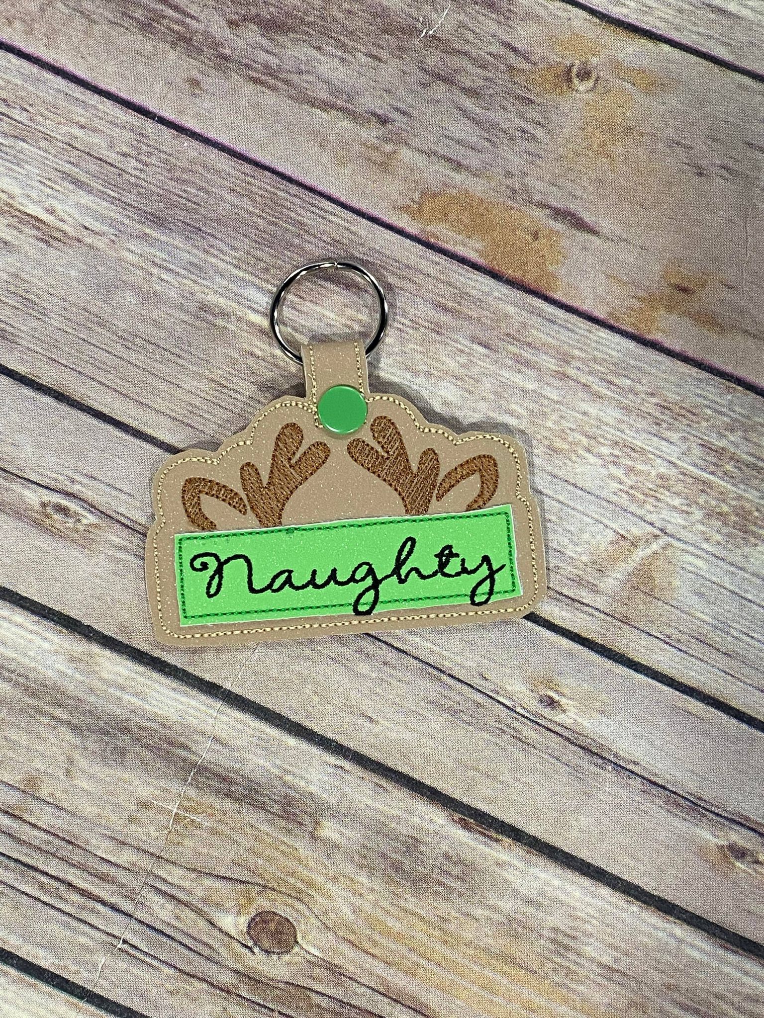 Reindeer Sketchy Key Fob ITH – Bella Bleu Embroidery