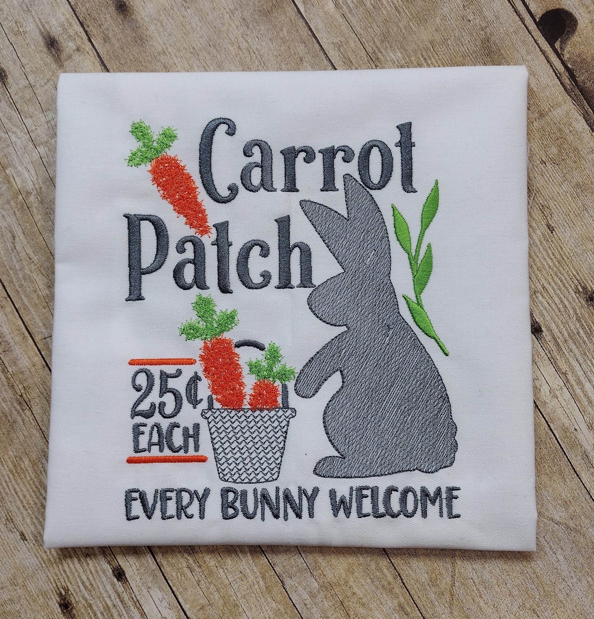 Carrot Patch Sketchy Easter design – Bella Bleu Embroidery