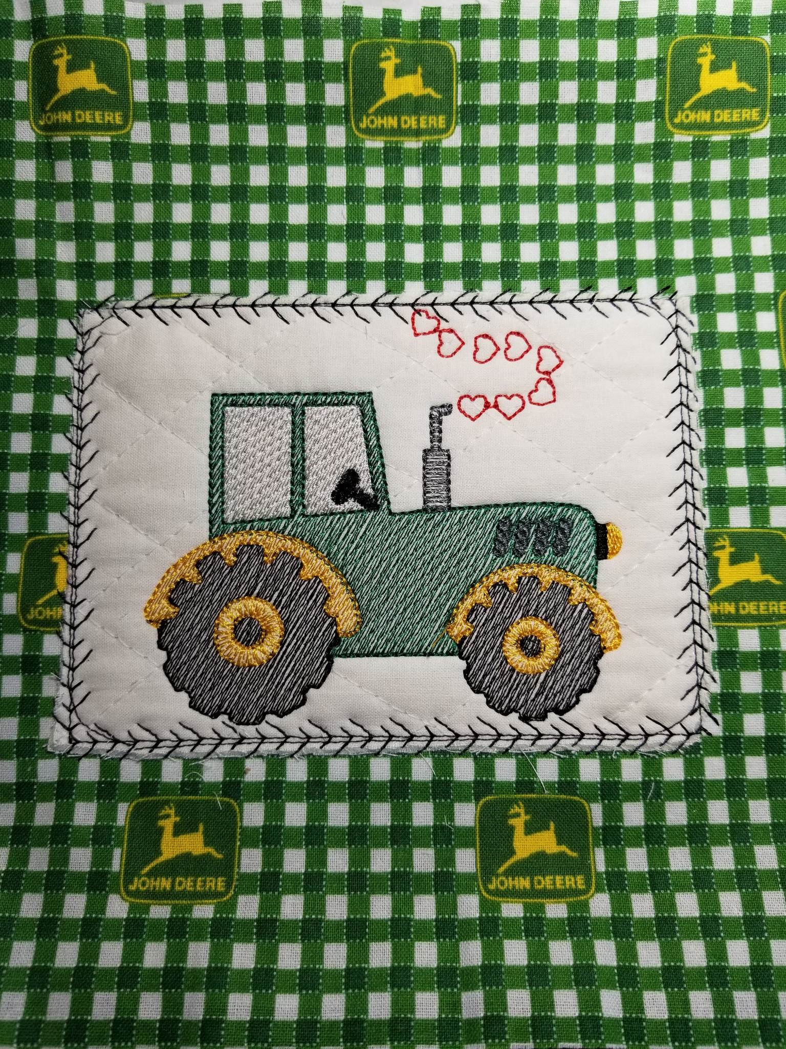 Valentine's Tractor 5 sizes – Bella Bleu Embroidery