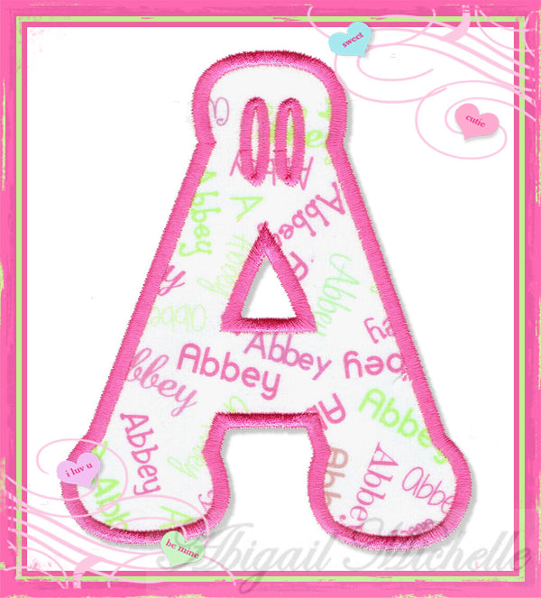 Block Banner Alphabet, In The Hoop - 3 Sizes – Bella Bleu Embroidery