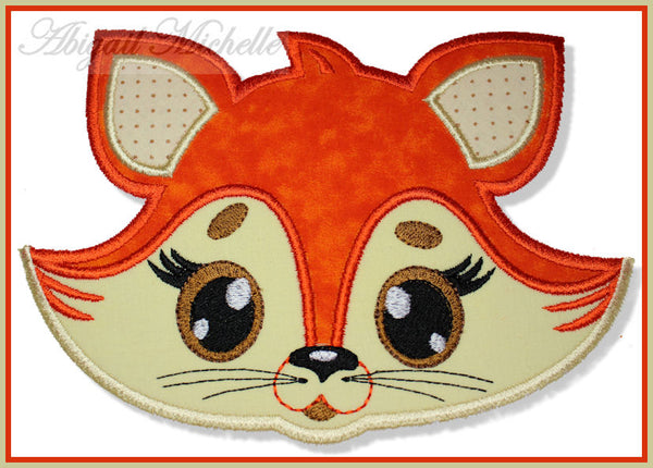Fox Applique - 3 Sizes! – Bella Bleu Embroidery