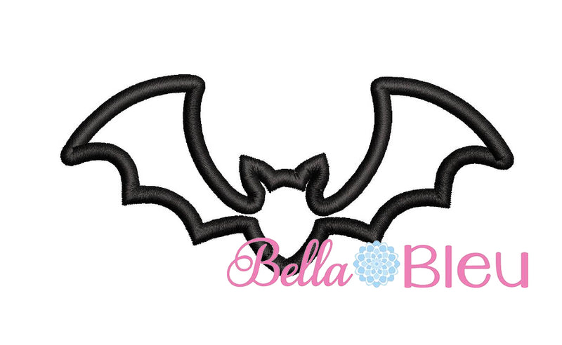 Bat Applique Embroidery Design Halloween| Bella Bleu Embroidery