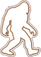 Big Foot Sasquatch embroidery design set| Bella Bleu Embroidery