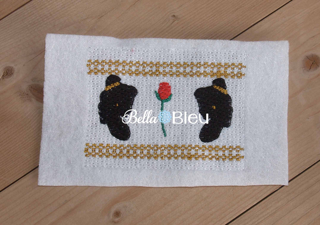 Inspired Princess Belle Faux Smocking Machine Embroidery Design | Bella ...