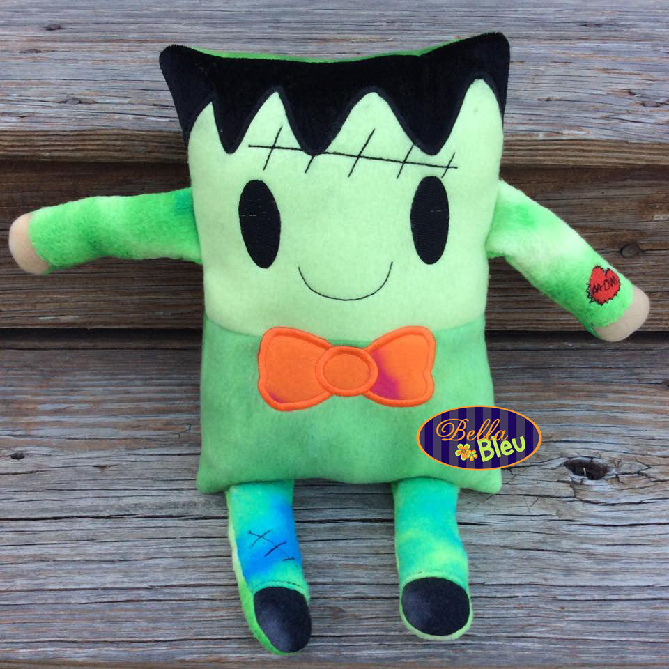ITH in the hoop Adorable Halloween Frankenstein Frankie Stuffie Stuff ...