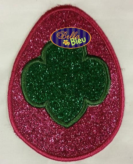 Trefoil Easter Egg Machine Applique Embroidery Design| Bella Bleu ...